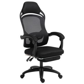 Generic Hochlehner-Schreibtischstuhl,ergonomischer Homeoffice-Stuhl,Computerstuhl Fu&szlig;st&uuml;tze,Verstellbarer Hochlehner-Netzstuhl,drehbarer Rollen-Arbeitsstuhl L