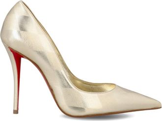 Christian Louboutin Hohe Schuhe - With Heel Grey - Gr. 38,5 (EU) - in Grau - f&uuml;r Damen