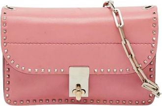 Valentino Sac bandouli&egrave;re Rockstud Pre-owned - Femme - Pre-owned - Rose - Taille: ONE Size