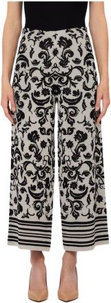 Liu Jo Femme, Pantalons, Multicolore, Taille: 40 FR Wide Pantalons