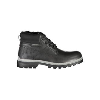 Carrera Herren Schwarze Kunstleder Stiefeletten Ca25370