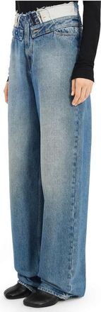 Maison Margiela Femme, Jeans, Bleu, Taille: W26 Pantalon 5 Poches