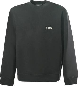 Emporio Armani Homme, Sweatshirts et sweats &agrave; capuche, Noir, Taille: XL SweaT-shirt ras du cou