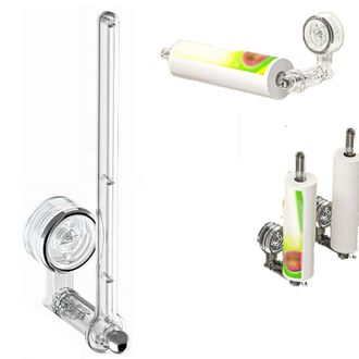 Generic Multifunktionale Saugnapf-H&auml;ngestange, verstellbarer Saugnapf, Papierhandtuchhalter, kein Bohren, Saugnapf-H&auml;ngestange f&uuml;r Wand, Saugnapf, Papierhandt