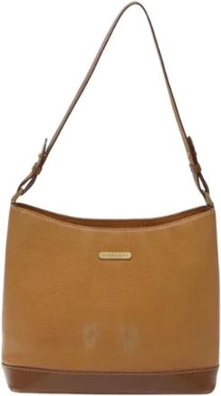 Burberry Pre-owned Cuir sacs-main - Femme - Pre-owned - Brun - Taille: ONE Size