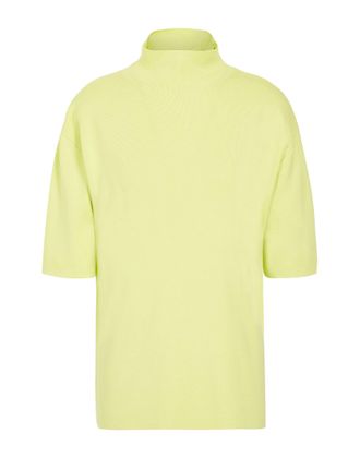 8 by YOOX KNIT OVERSIZED FIT SHORT SLEEVES TURTLE-NECK
