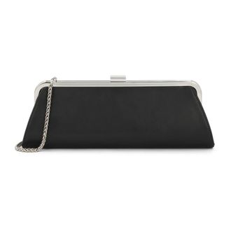 Kazar Oblong Metal-Frame Clutch - - Bags - Damen - Schwarzk - ONE SIZE