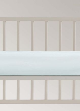 Mango Drap-housse berceau percale de coton vert d&acute;eau - Home - 60x120x15cm - MANGO HOME