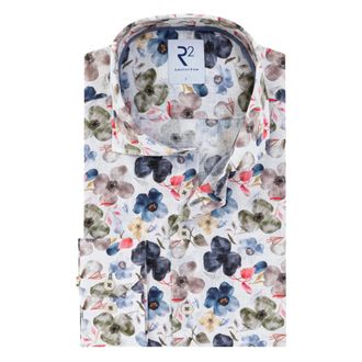R2 Amsterdam Long Sleeve Shirt 132.Wsp.019 - - Shirts - Herren - Mehrfarbig - M