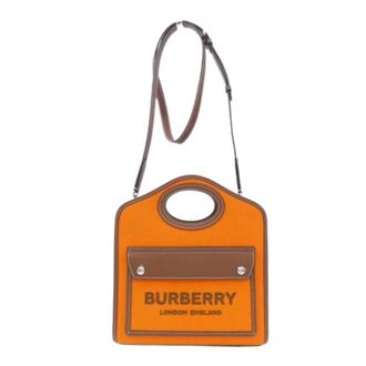 Burberry Sac &agrave; main Vintage Pre-owned - Femme - Pre-owned - Orange - Taille: ONE Size