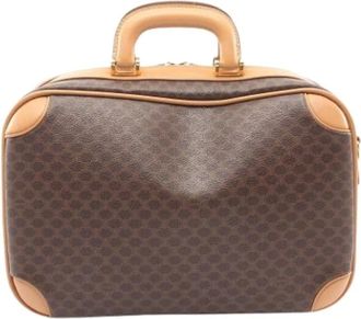 Celine Sac &agrave; main porte-documents Vintage Pre-owned - Femme - Pre-owned - Beige - Taille: ONE Size