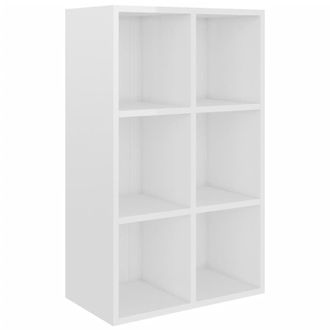 Generic B&uuml;cherregal aus Holzwerkstoff, Kann Als Sideboard, Offenes Lagerregal mit Gitterf&auml;chern f&uuml;r Wohnzimmer, Schlafzimmer und Heimb&uuml;ro Verwendet Werden (66