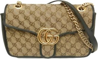 Gucci Sac bandouli&egrave;re GG Canvas Pre-owned - Femme - Pre-owned - Beige - Taille: ONE Size