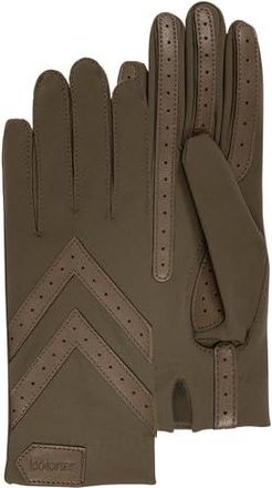 Isotoner Gants femme tactiles tissu extensible recyclé, résistant à leau, non doublé, taille unique
