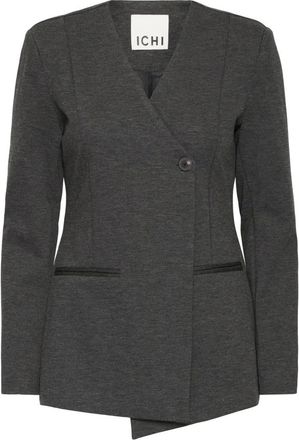 Ichi Ichi, Femme, Vestes, Gris, Taille: 46 FR Ihkate SUS Trend BL Jakker
