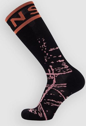 Mons Royale Merino Snow Funktionssocken airbrush