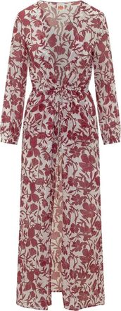 Sundek Femme, Robes, Rouge, Taille: 42 FR Floral Maxi Dress