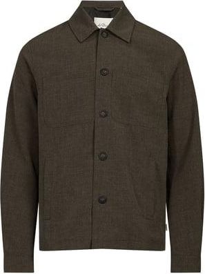 Les Deux Chemise droite boutonn&eacute;e unie