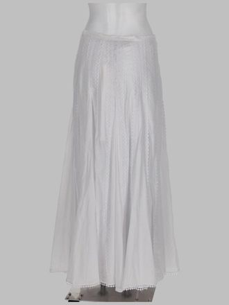 Charo Ruiz Ibiza Womens White Cotton Long Skirt