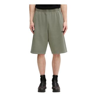 Martine Rose Shorts en molleton - Homme - Shorts - Vert - Taille: L