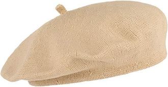 LIPODO Beret Basque Biskaya en Coton (Taille Unique - Beige)