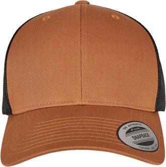 Flexfit Unisex Retro Trucker 2-Tone Baseballkappe, Caramel/Black, One Size
