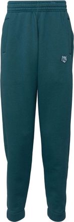 Maison Kitsun&eacute; Jogginghose mit Bold Fox Head-Patch - Blau
