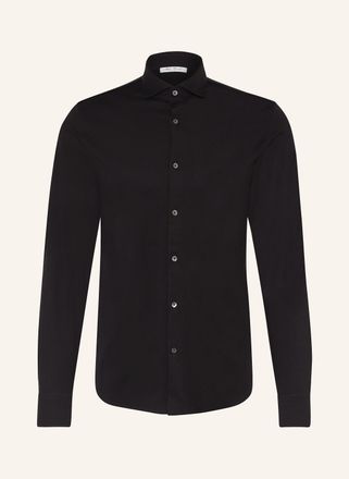 Stefan Brandt Jerseyhemd Otis Slim Fit schwarz