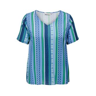 Only Carmakoma Only Carmakoma - Haut &Eacute;l&eacute;gant pour Femmes - Femme - Tops - Multicolore - Taille: 46 FR