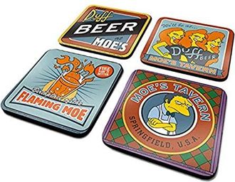 The Simpsons CSP0023 Untersetzer, Mehrfarbig, 10 x 10 cm