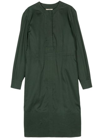 Celine robe-chemise en coton (années 2010) - Vert