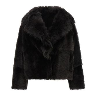 BLANCHA Toscana Shearling Jacke - - Jackets - Damen - Braun - XS