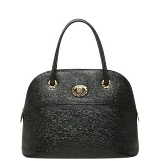 Burberry Pre-owned Nova Check Shadow Horse Leather Handbag - - Pre-owned - Damen - Schwarzk - ONE SIZE