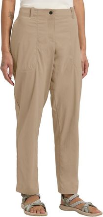 Jack Wolfskin Outdoorhose JACK WOLFSKIN DESERT PANTS W, Damen, Gr. 34, Normalgr&ouml;&szlig;en, beige (oat), Obermaterial: 95% Polyamid, 5% sonstige Fasern, Hosen Outdoorhose