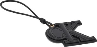 Calvin Klein Schl&uuml;sselanh&auml;nger Calvin Klein Deboss Monogram Patch Bag Charm LV04F1191G Schwarz