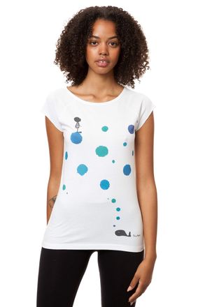 FellHerz Damen T-Shirt Walgesang Bio und Fair (Wei&szlig;, XS)