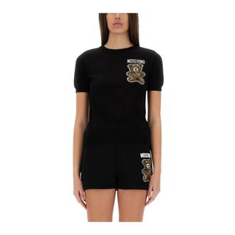 Moschino Damen, Strickwaren, Schwarzk, MGr&ouml;&szlig;e