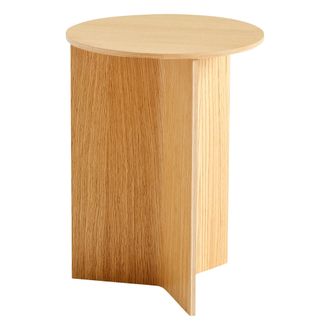 HAY Table dappoint Slit ronde en bois Hay