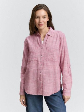 Tom Tailor Langarmbluse Blusen & Shirts Bluse mit Brusttaschen