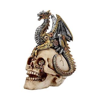 Nemesis Now Dekofigur Greasp Steampunk, 18,5 cm, goldfarben