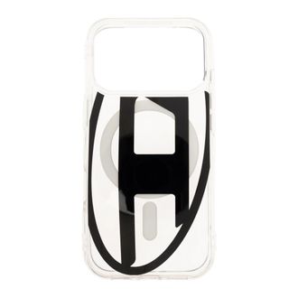 Diesel Oval D Metallic Case mit MagSafe - - Accessories - unisex - Schwarzk - ONE SIZE