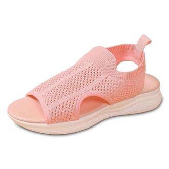 Generic Sandales Femme &eacute;t&eacute; Confortable Orthop&eacute;dique Bout Ouvert Chaussures D&eacute;Contract&eacute;Es Respirantes Antid&eacute;rapant Sandales de Plage Leger Boho Platform Sandal