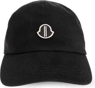 Rick Owens unisex, Accessoires, Noir, Taille: ONE Size Casquette de baseball avec logo brod&eacute;