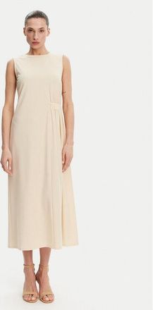 Max Mara Sommerkleid Tenebre 2515621032 &Eacute;cru Regular Fit