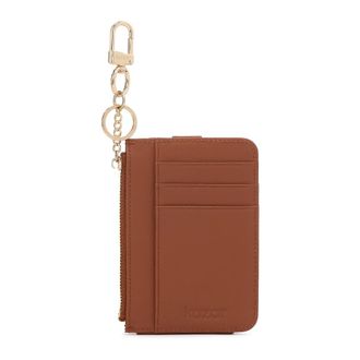 Kazar Kompakte Lederbrieftasche mit Karabiner - - Accessories - Damen - Braun - ONE SIZE