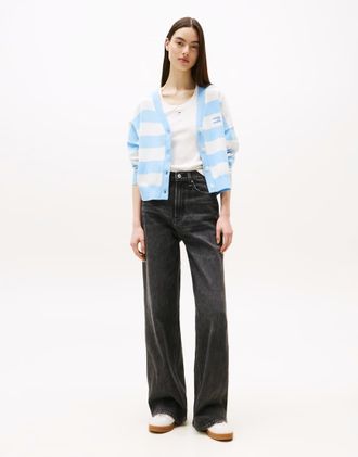 Tommy Jeans Charlie - Jean large taille haute - Noir