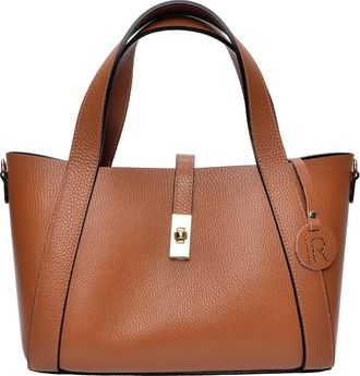 Isabella Rhea Braun Rindsledertasche