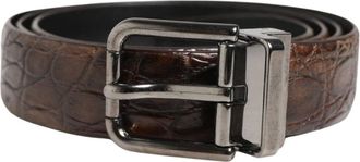 Dolce & Gabbana Homme, Accessoires, Brun, Taille: 90 CM Magnifique Ceinture