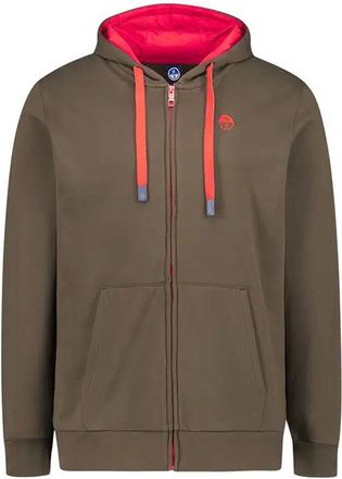 North Sails Herren Pullover gr&uuml;n Baumwolle unifarben