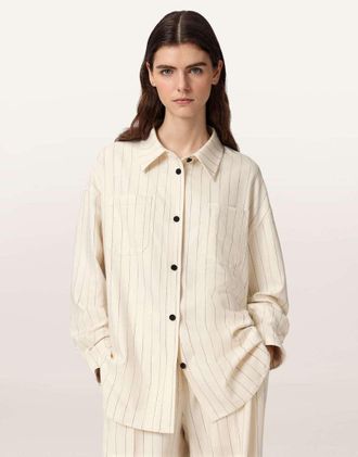 AllSaints Olga - Chemise - Blanc cr&egrave;me